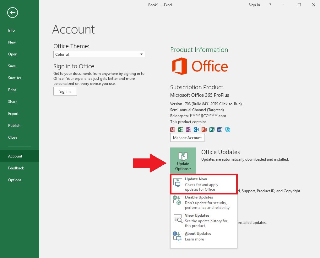 MS Excel 2016 Opens Workbooks As Read only TCSP MS Excel 2016 Opens Workbooks As Read only TCSP